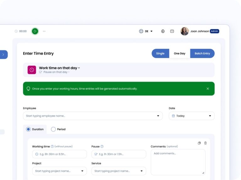 Time Recording with Timebutler: Simple, Compliant Time Tracking
